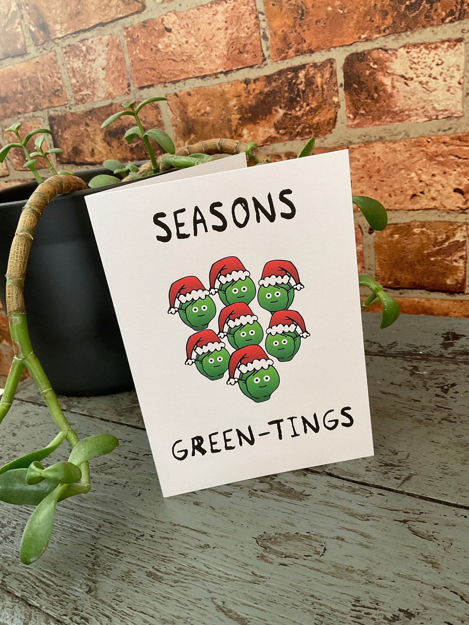 Sprout Christmas Card, Sprout Card, Sprout Lovers Card, Gifts for Him ...