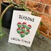 Sprout Christmas Card, Sprout Card, Sprout Lovers Card, Gifts for Him ...