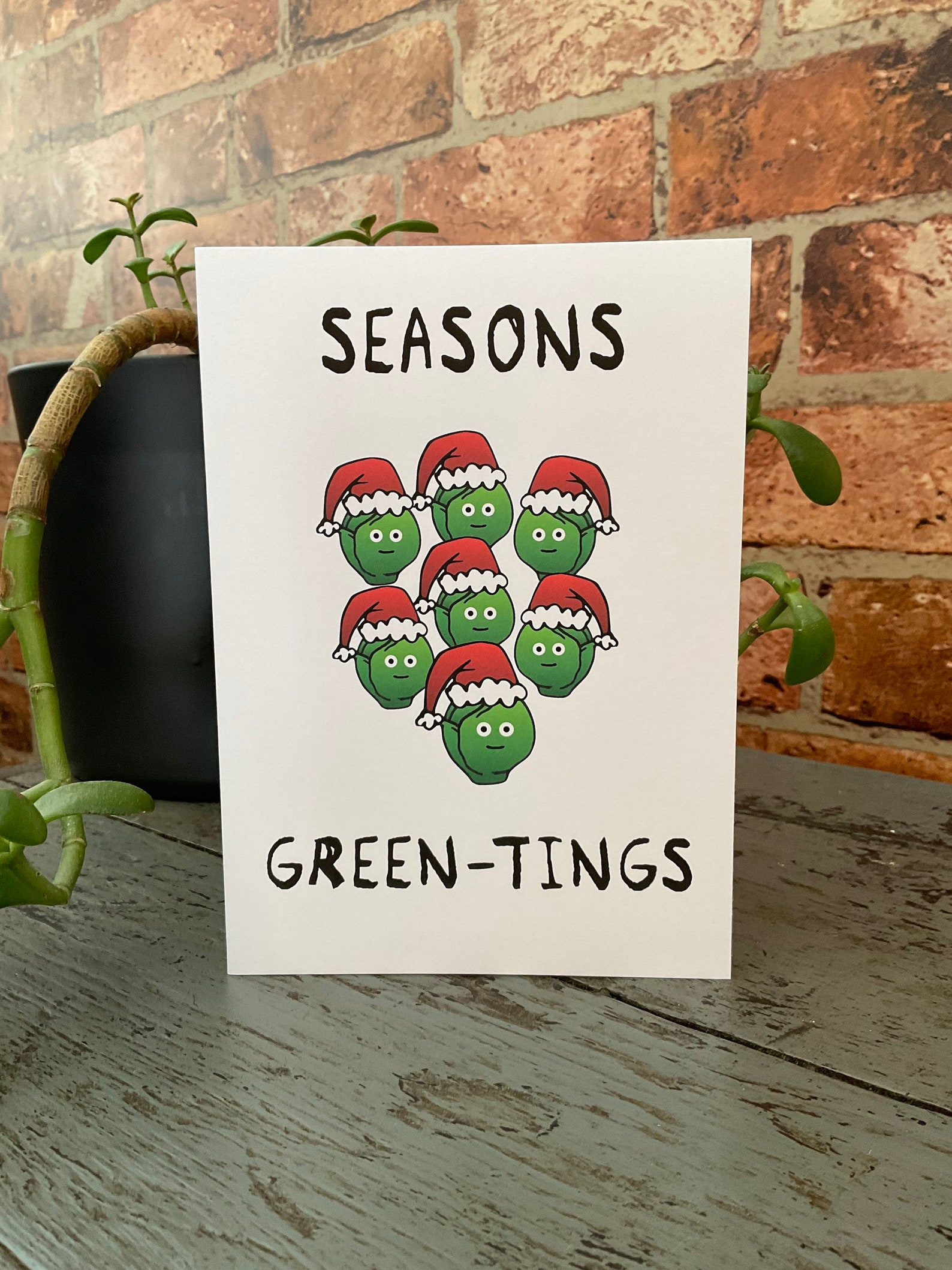 Sprout Christmas Card, Sprout Card, Sprout Lovers Card, Gifts for Him ...