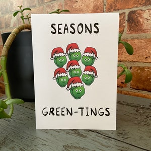 Sprout Christmas Card, Sprout Card, Sprout Lovers Card, Gifts for Him ...