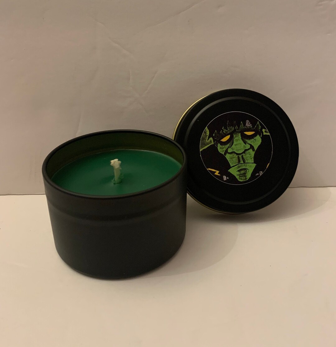 Small Horror Themed Frankensteins Monster Candle. Horror and - Etsy