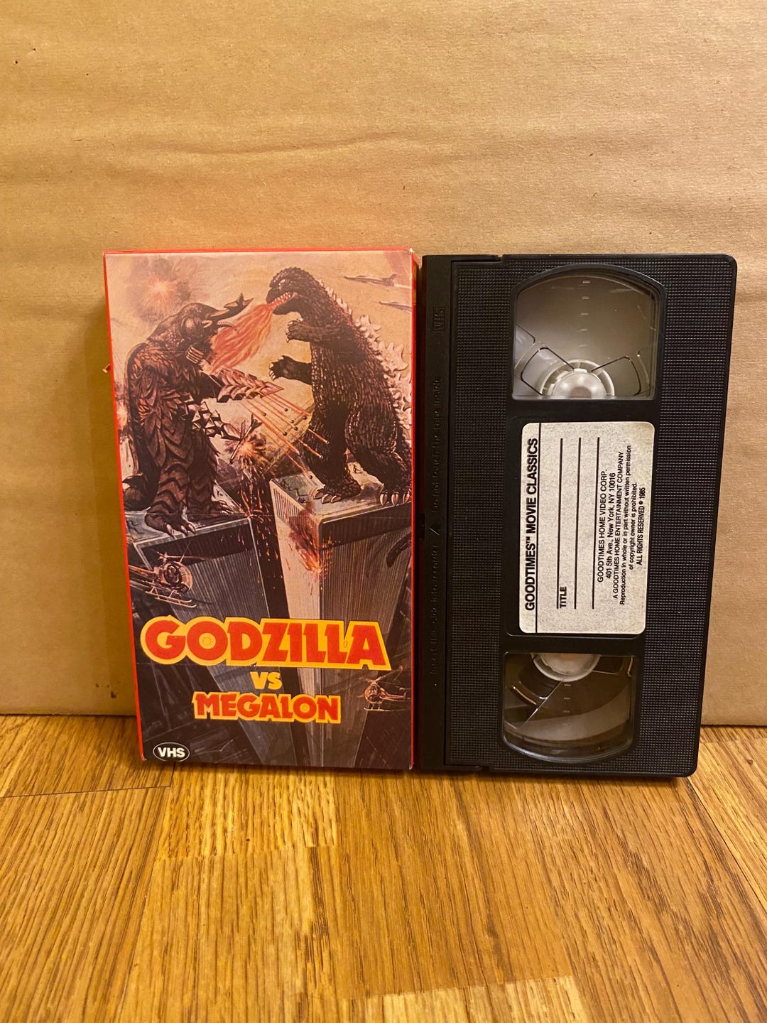 Vintage 1985 Godzilla Vs Megalon Goodtimes Entertainment VHS Tape - Etsy