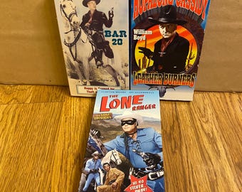 Vintage Cowboy & Westerns VHS Movies Bundle Tim Mccoy, Zane Grey ...