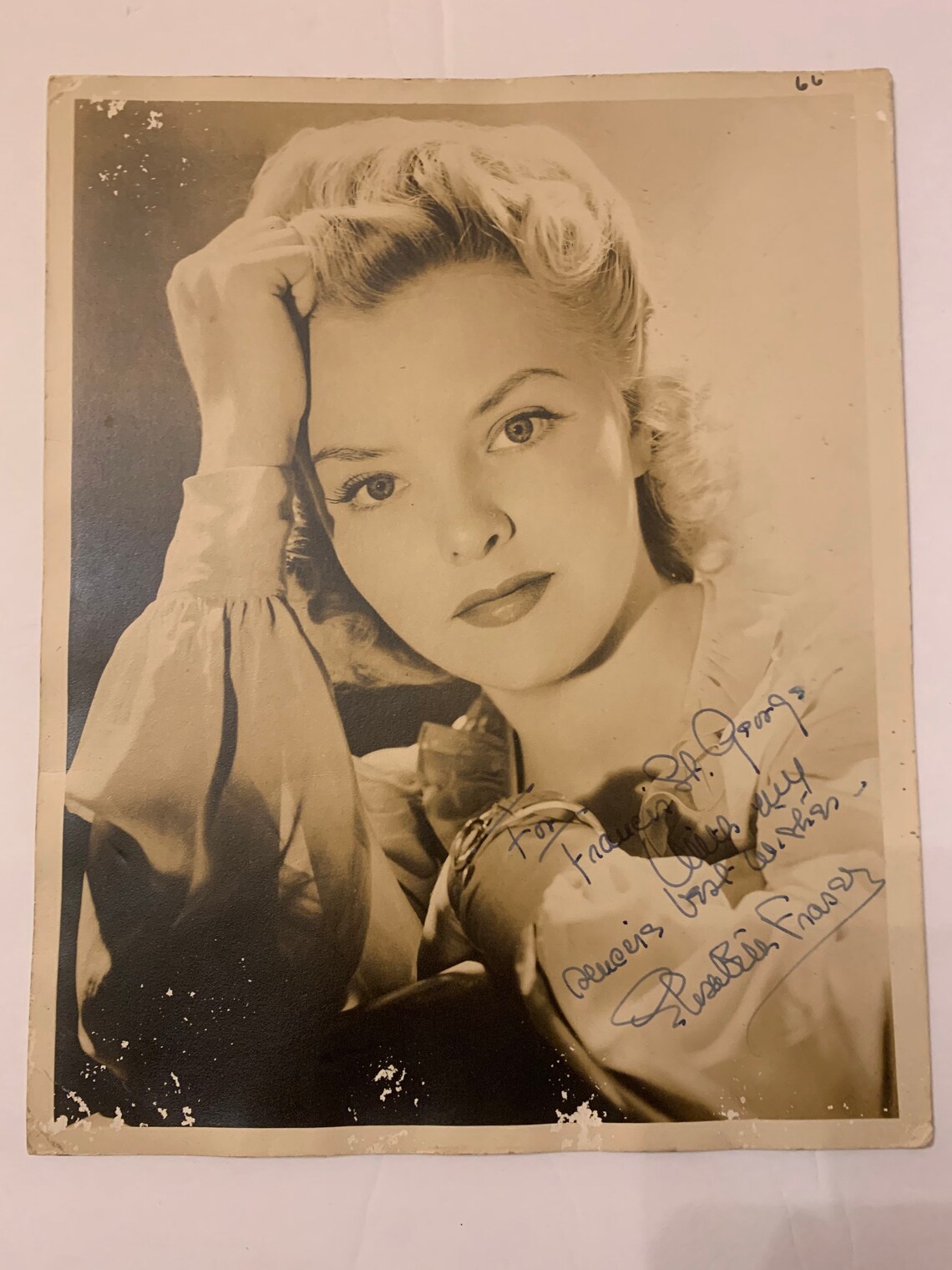 Elisabeth Fraser Autograph Movie Star Celebrity Portrait Authentic ...