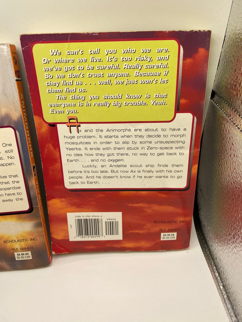 2 Animorphs Books Bundle. the Reunion and the Decision. - Etsy