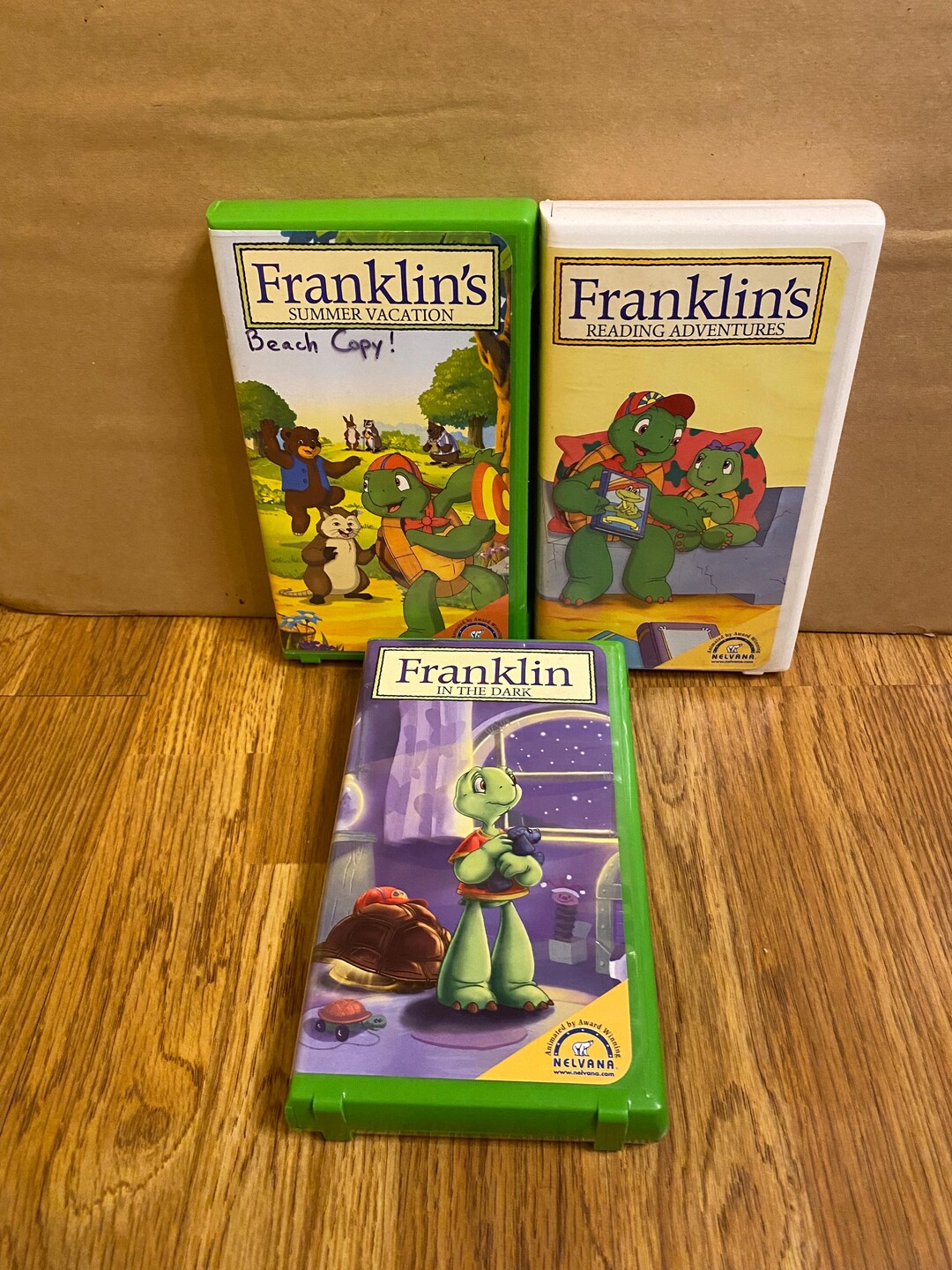 3 Franklin Animated Series TV Show Bundle of VHS Tapes Nickelodeon Jr ...
