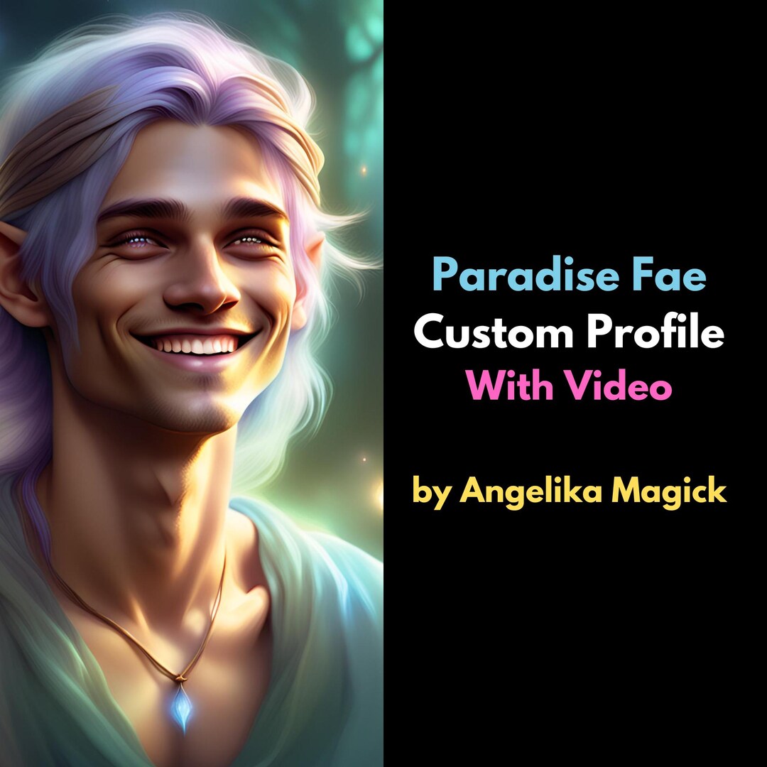 Custom Paradise Fae Spirit Profile - DIY Instructions for Direct ...