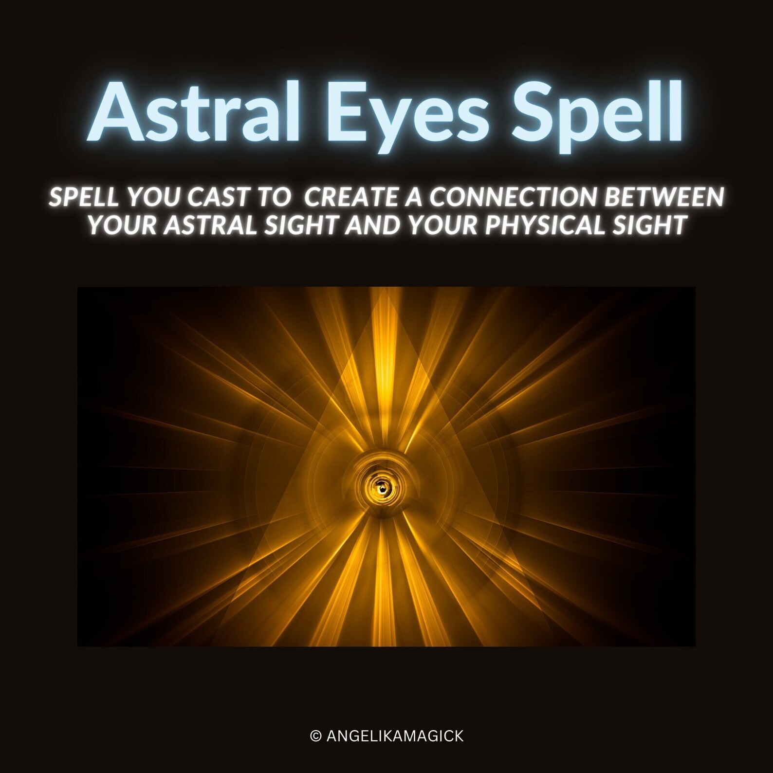 DIY Astral Eyes Spell Third Eye Opening and Cleansing Spell See Your ...