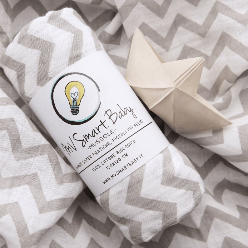 Newborn Muslin Covers, 3 Mussoles 100% Organic Cotton, 120 X 120 Cm ...