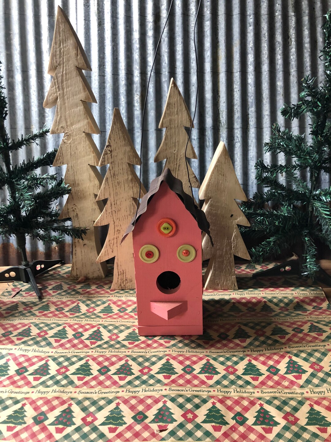 Button Birdhouse - Etsy