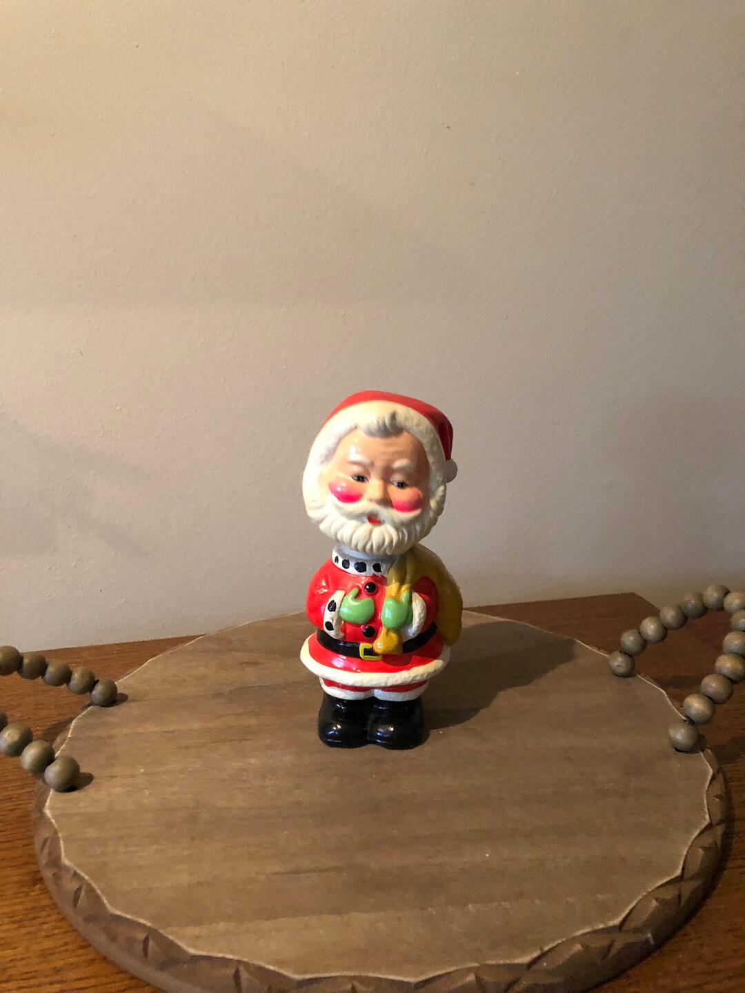 Very Vintage Bobble Head Santa Bank - Etsy