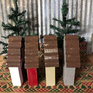 Christmas Rustic Mantle Churches - Etsy