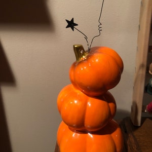 Stacking Ceramic Pumpkins - Etsy