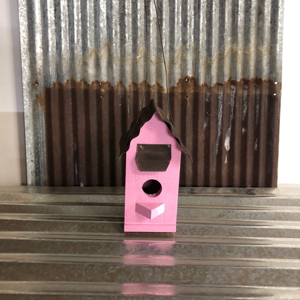 Pink Birdhouse - Etsy
