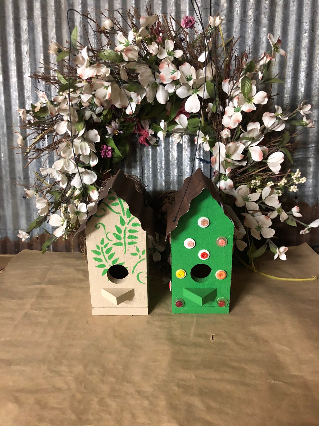 Buttons & Ivy Birdhouses - Etsy
