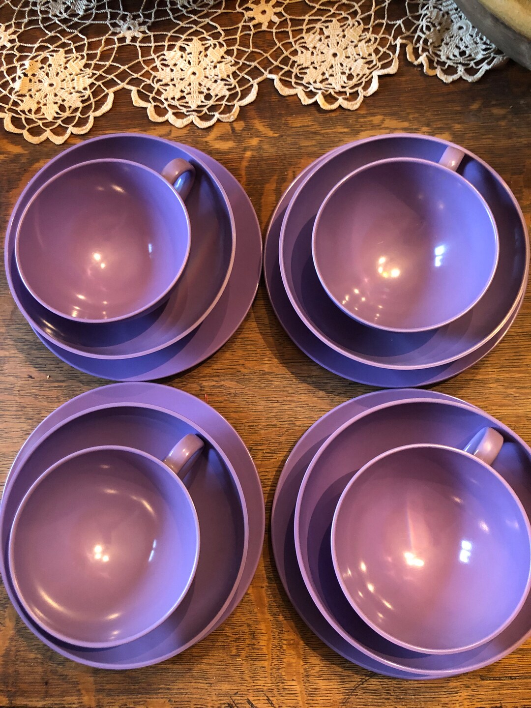 Vintage Purple Texas Ware Dishes - Etsy