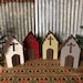 Christmas Rustic Mantle Churches - Etsy