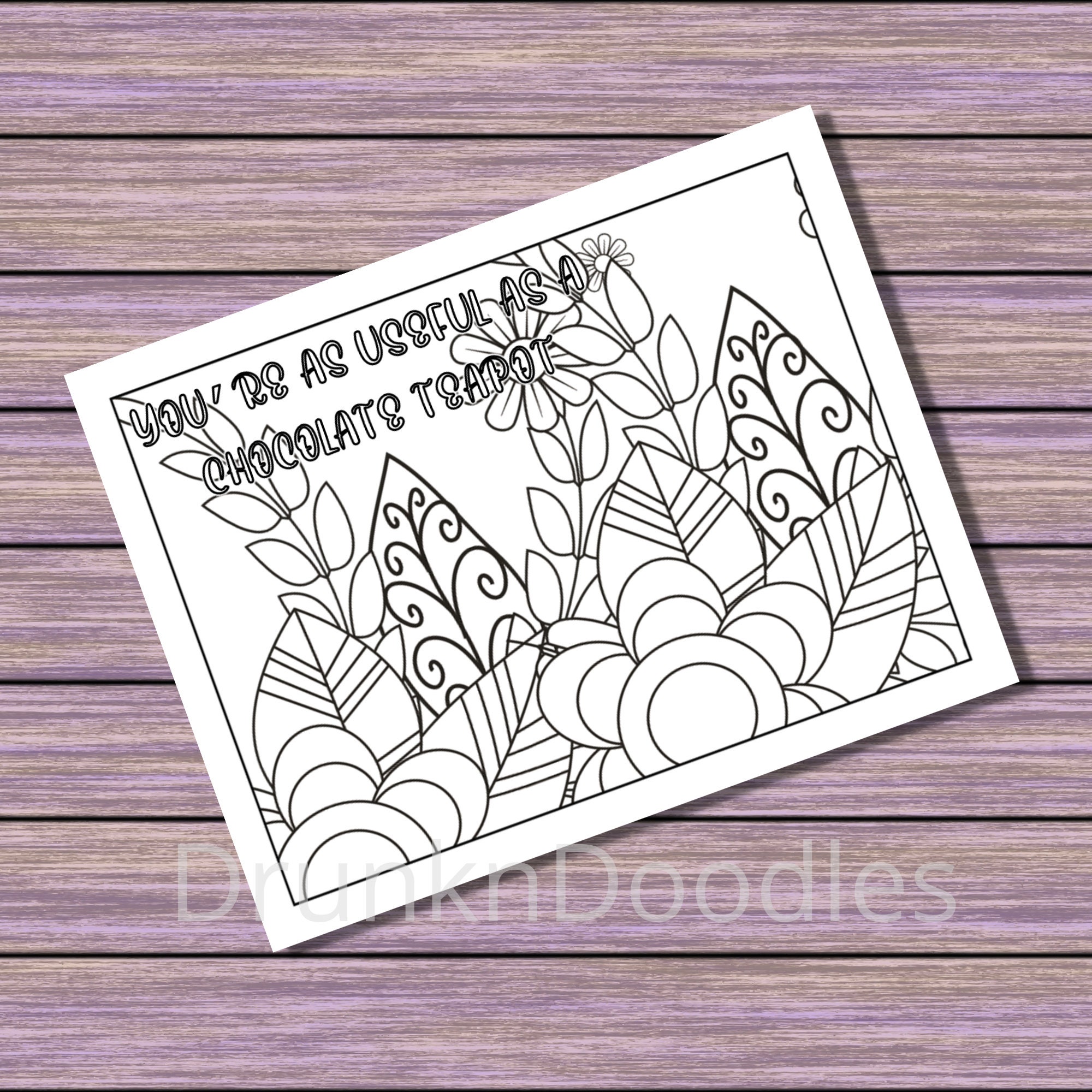 ADULT Coloring Page 10 Pack | Snarky Quotes & Sayings - Etsy