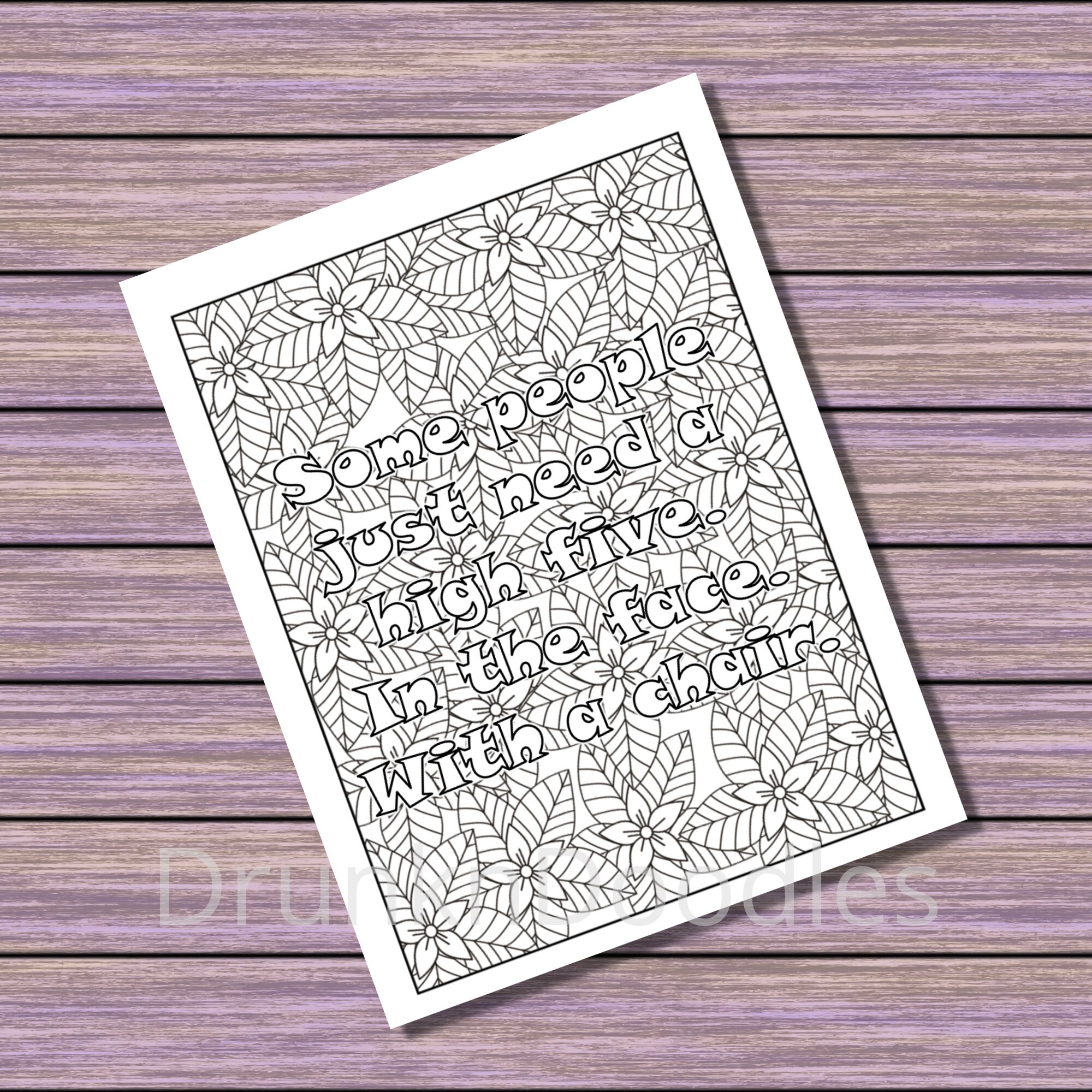 ADULT Coloring Page 10 Pack | Snarky Quotes & Sayings - Etsy