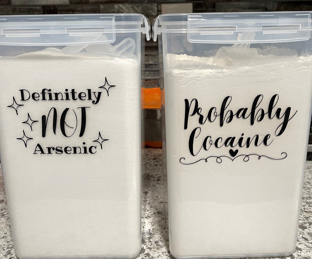 Flour & Sugar Pantry Labels SVG - Etsy
