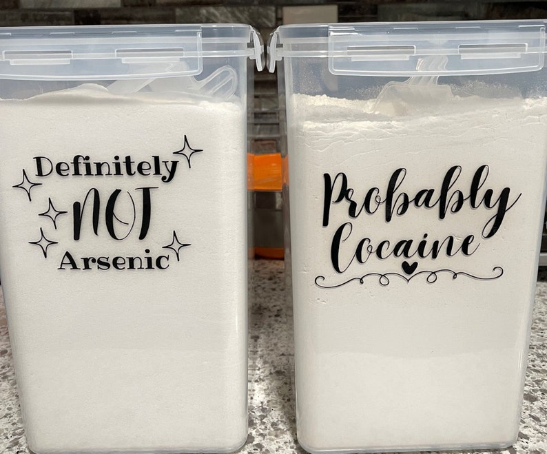 Flour & Sugar Pantry Labels SVG - Etsy