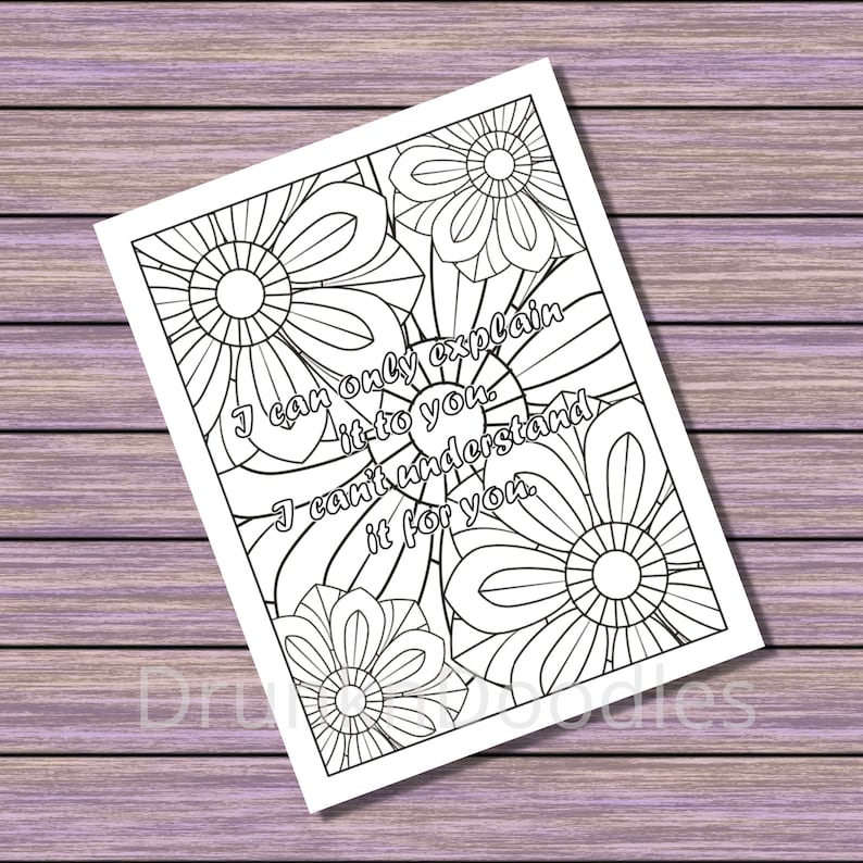 ADULT Coloring Page 10 Pack Snarky Quotes & Sayings - Etsy