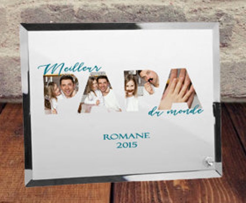 Personalized Glass Photo Frame - Etsy