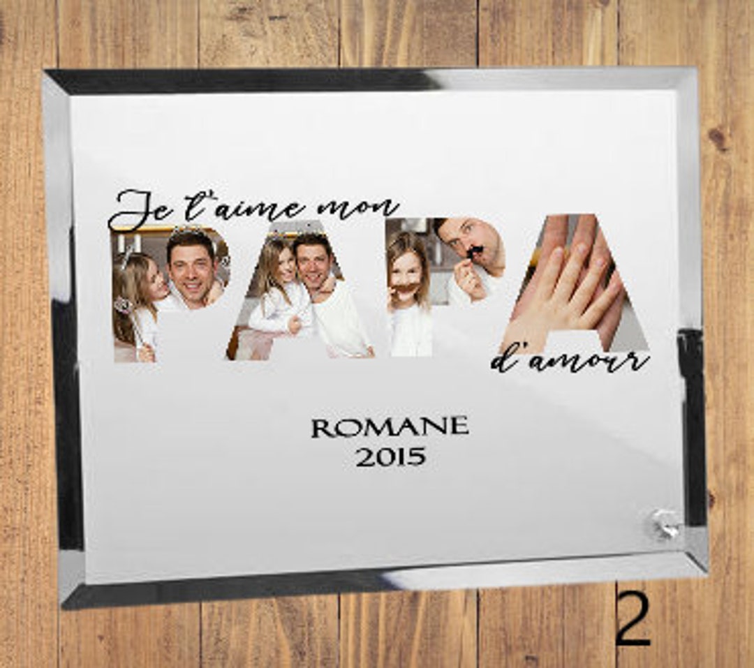 Personalized Glass Photo Frame - Etsy