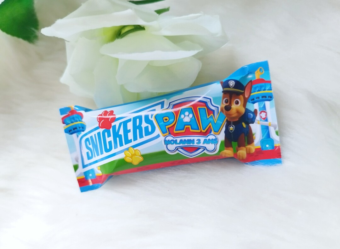 Mini snickers personnalisé thème au choix - Etsy France