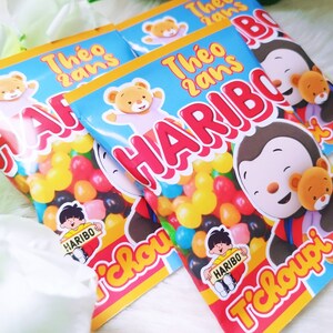 Petit sachet de dragibus personnalisé theme au choix - Etsy France