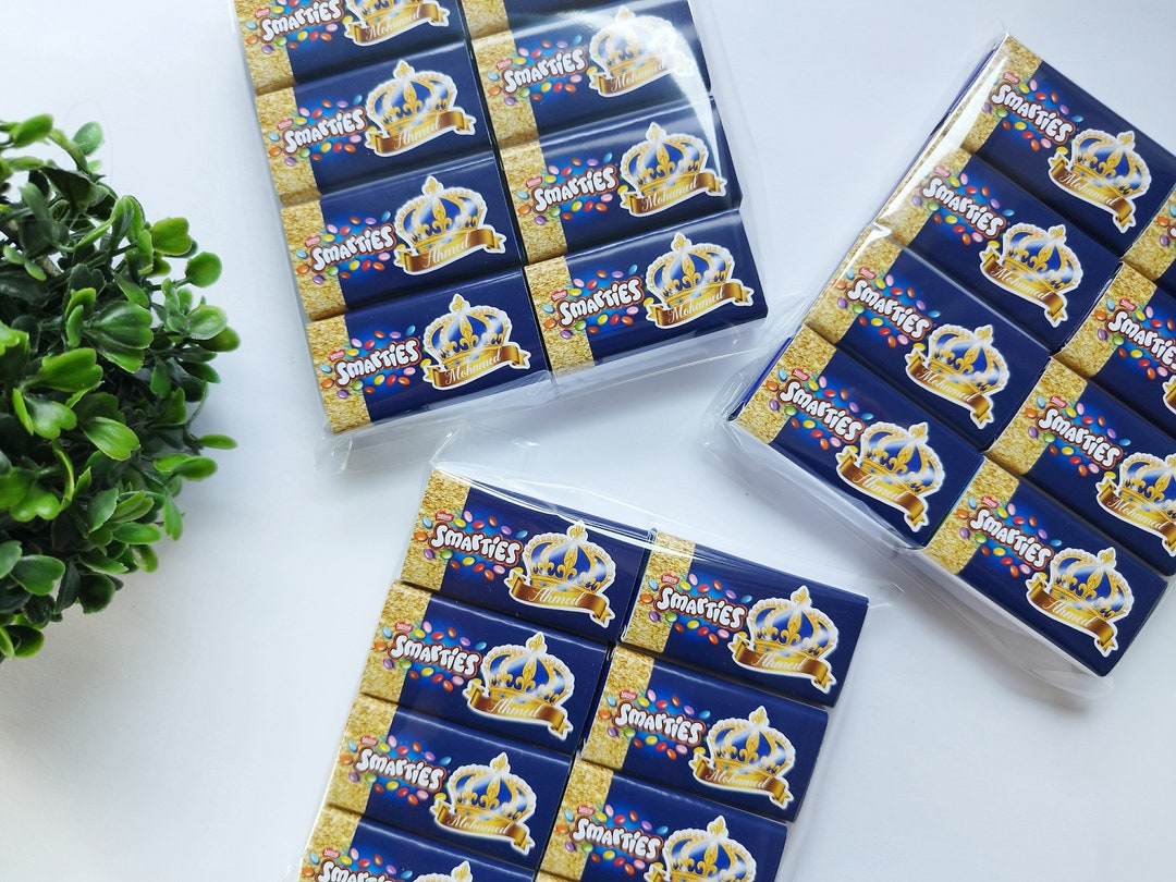Mini boîte smarties personnalisée - Etsy France