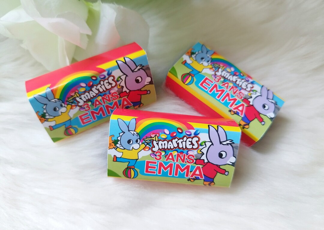 Mini boîte smarties personnalisée - Etsy France