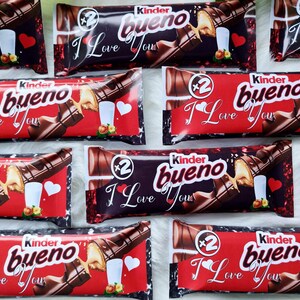Kinder Bueno personnalisé theme au choix - Etsy France