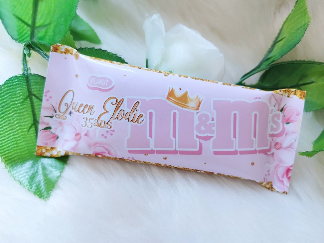 Personalized M&m's Bag of Your Choice - Etsy