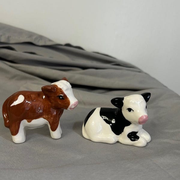 Cow Salt Shaker - Etsy