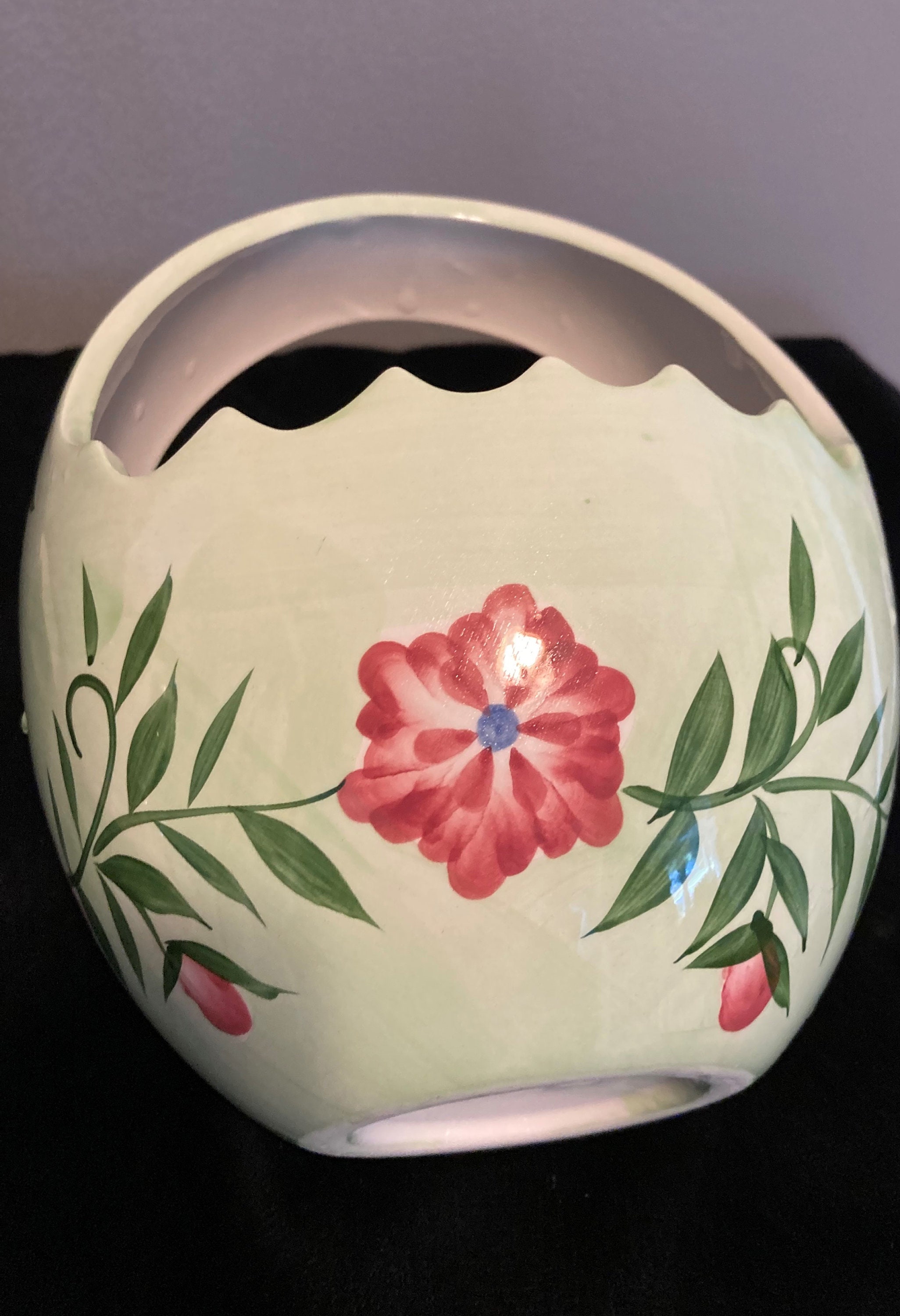 Ceramic Flower Basket - Etsy