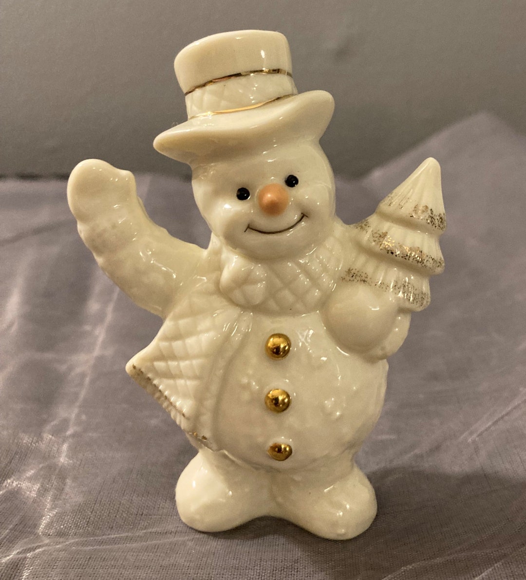 2015 Lenox Snowman Figurine - Etsy
