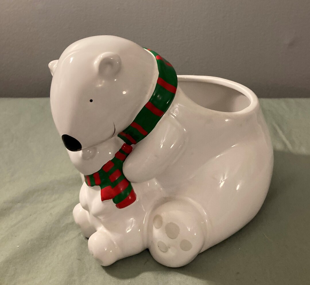 Tele Flora Mother and Baby Polar Bear Planter - Etsy