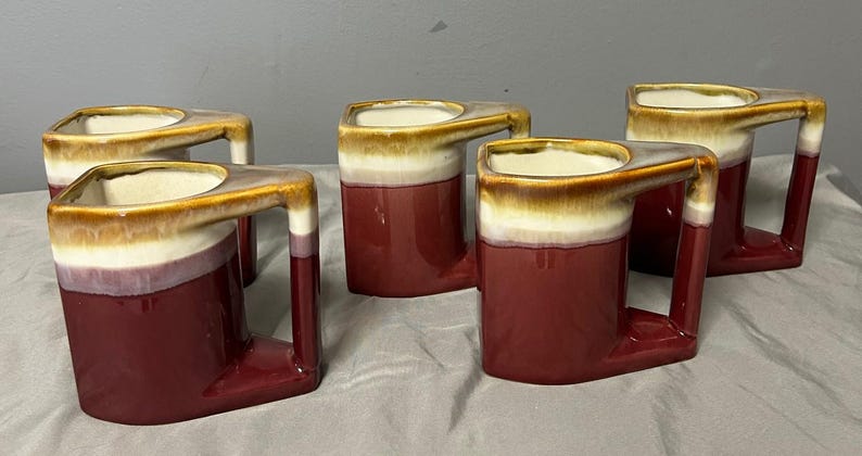 Rodolfo Padilla Pottery Coffee Mugs Set of 5 - Etsy