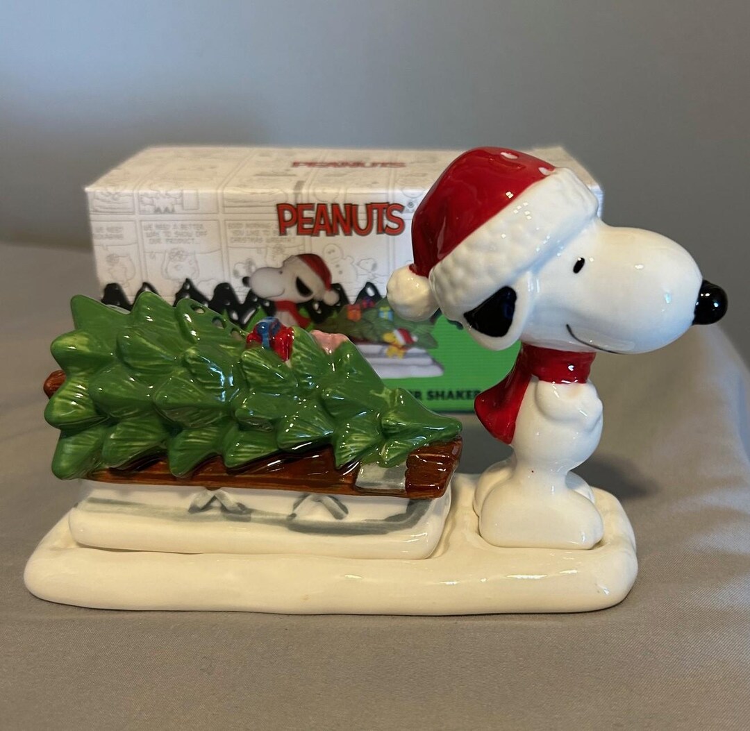 Peanuts Snoopy With Sled - Etsy