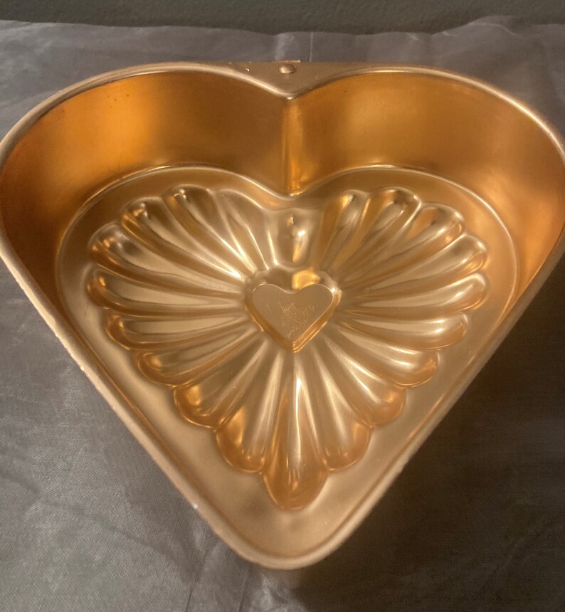 Heart Shaped Copper Finish Jello Mold - Etsy