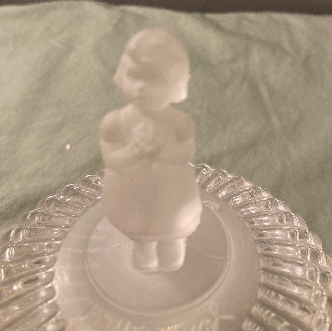 Avon Lead Crystal Hummel Goebel 1993 Trinket Box - Etsy