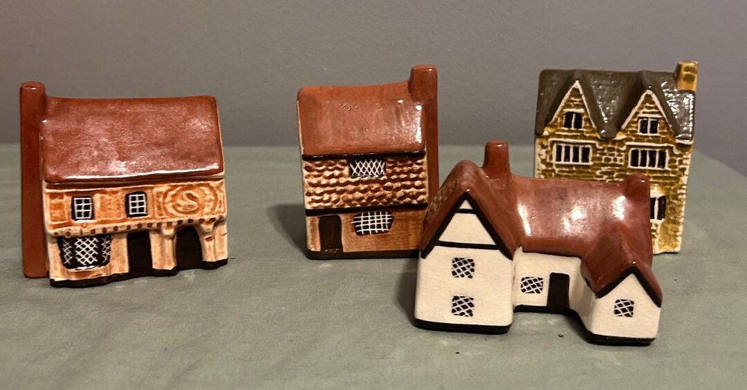 Mudlen End Studio Miniature Felsham Suffolk Ceramic Cottages - Etsy