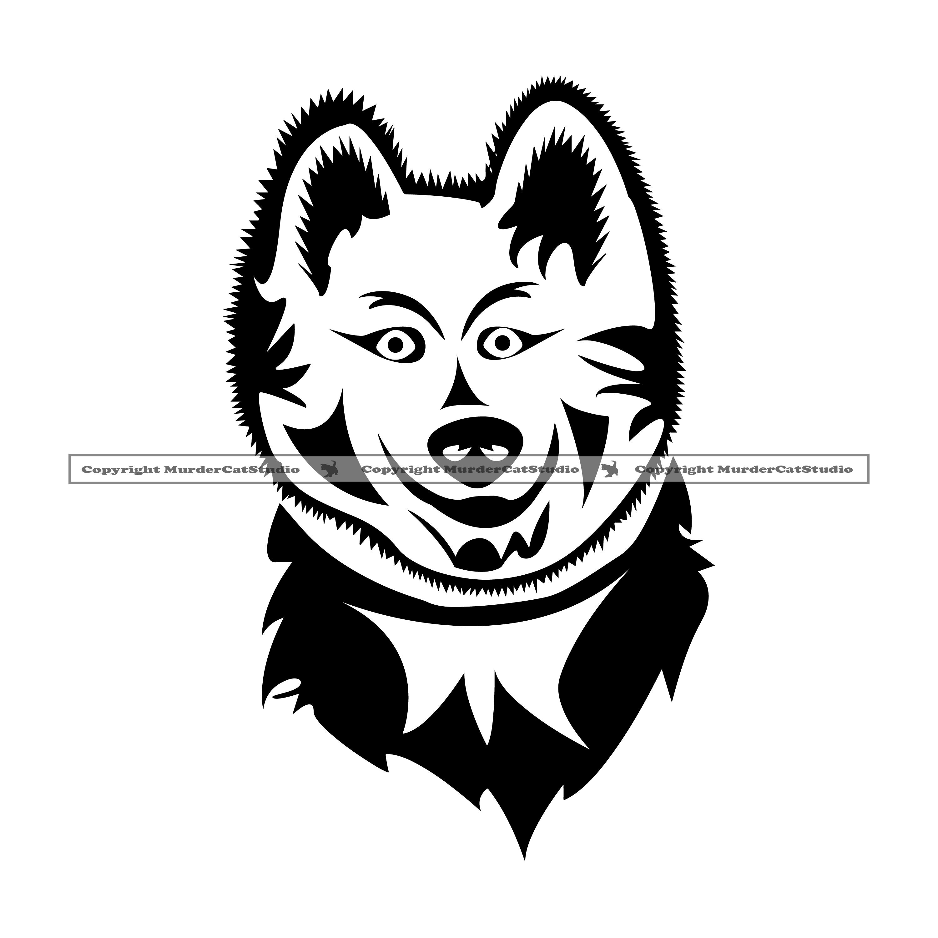 Papercraft Scrapbooking Badly Drawn Dog Dog Breed Head Face Happy K9 ...