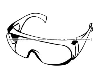 Safety Glasses Svg | Etsy