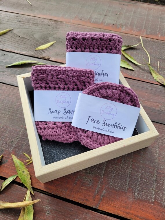 Mulberry Purple Spa Set // 100% Cotton // Face Washer // - Etsy
