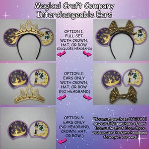 Space Ranger (interchangeable) Mouse Ears, Disney Ears, Magnetic, 3D ...