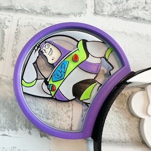 Space Ranger interchangeable Mouse Ears, Disney Ears, Magnetic, 3D ...