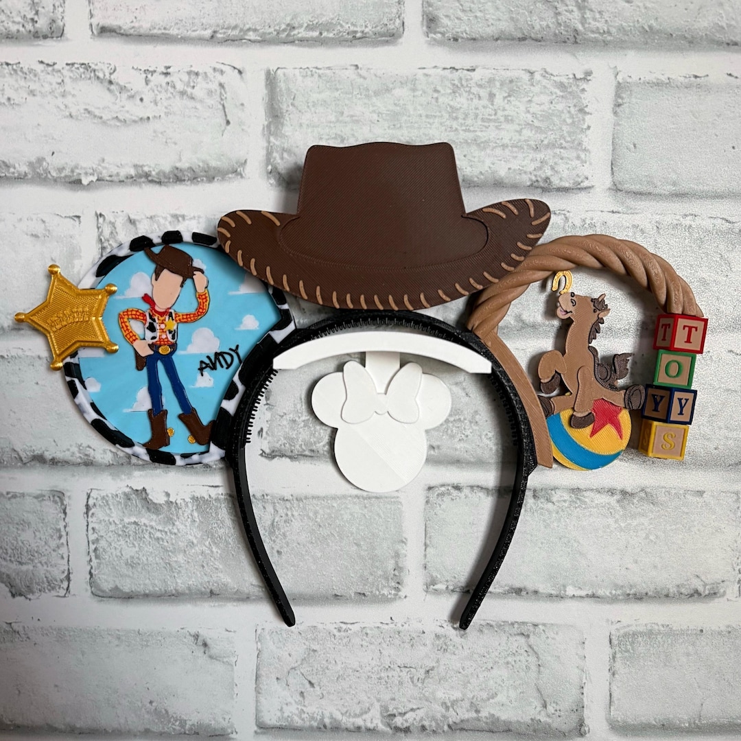 Round up Rodeo Interchangeable Ears, Magnetic, Woody, Toy Story, Ears ...