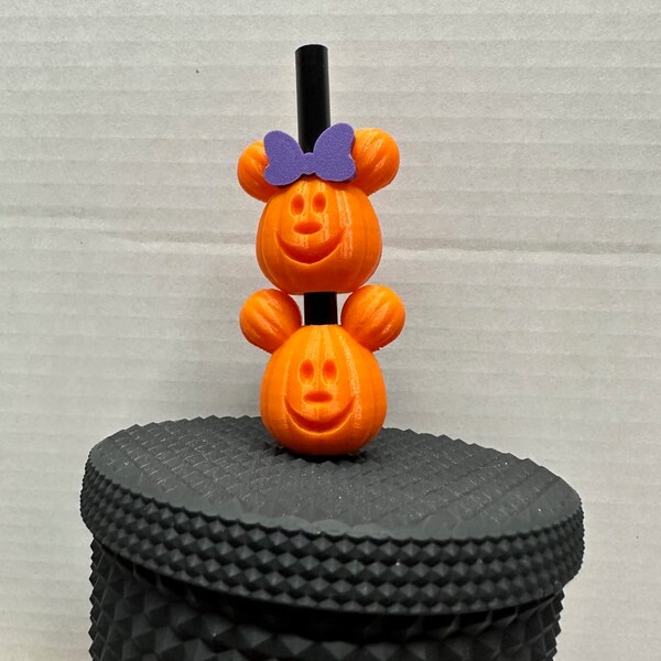 Mickey Mouse Straw Topper - Etsy